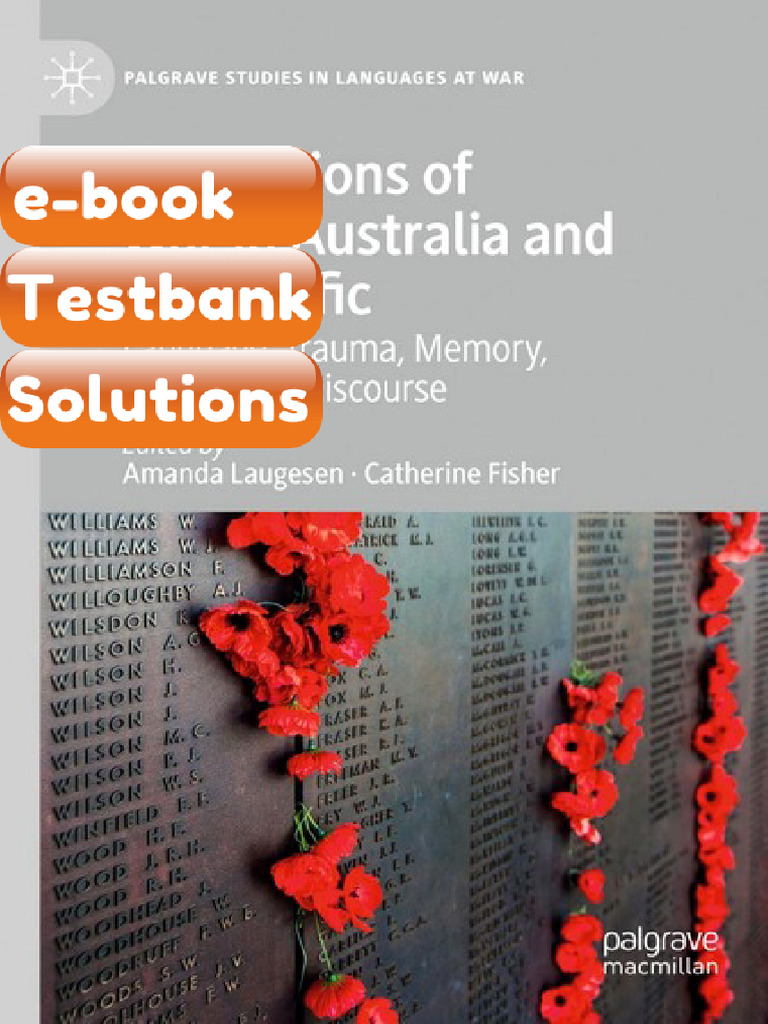 Expressios of War in Australia and the Pacific Language Trauma Memory ...