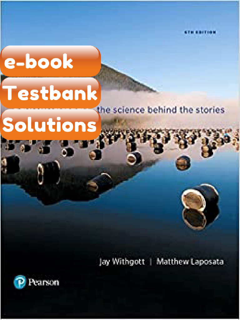 Environment the Science Behind the Stories by Jay H Withgott Testbank ...