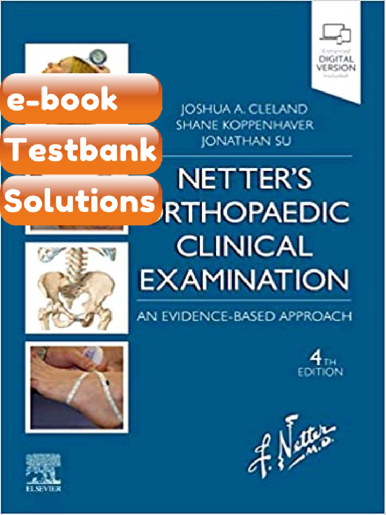 Netters Orthopaedic Clinical Examination An EvidenceBased Approach ...