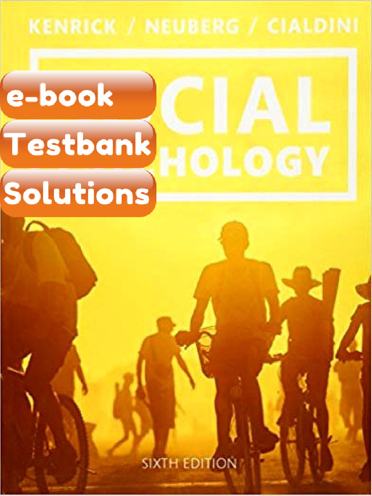 Social Psychology Goals in Interaction 6th Edition by Douglas Kenrick ...
