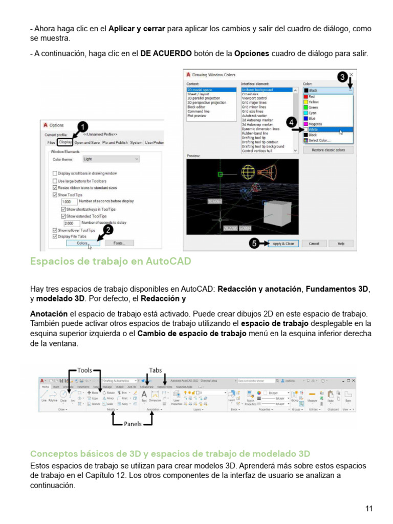 Autocad 2024 Manual de Uso Tomo I 11 20 | PDF | Botón (Computación ...