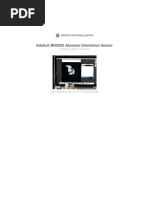 BNO055 Orientation Sensor Guide | PDF | Arduino | Computer Science