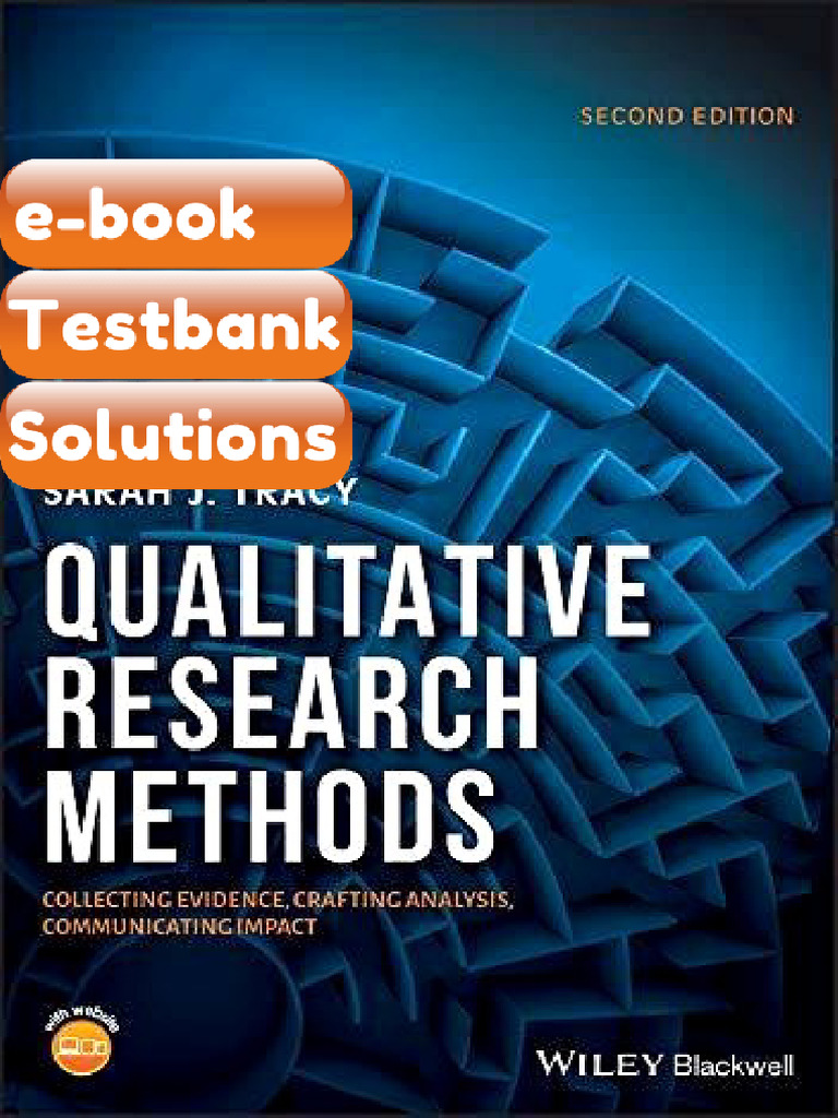 Ebook & Testbank Qualitative Research Methods Collecting Evidence ...