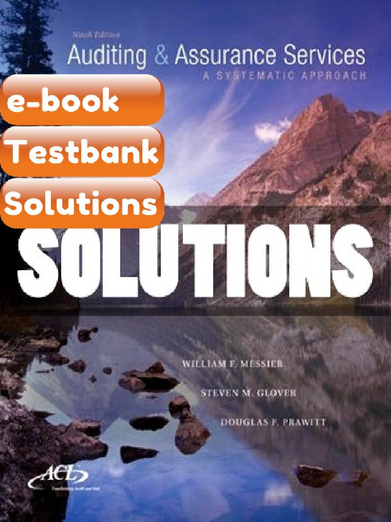 Ebook & Testbank Auditing and Assurance Services A Systematic Approach ...