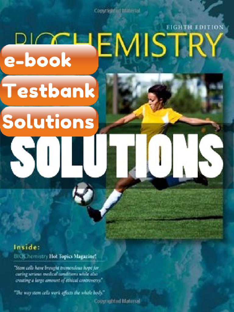 Ebook & Testbank Biochemistry 8 Ed Campbell | PDF | Subscription ...