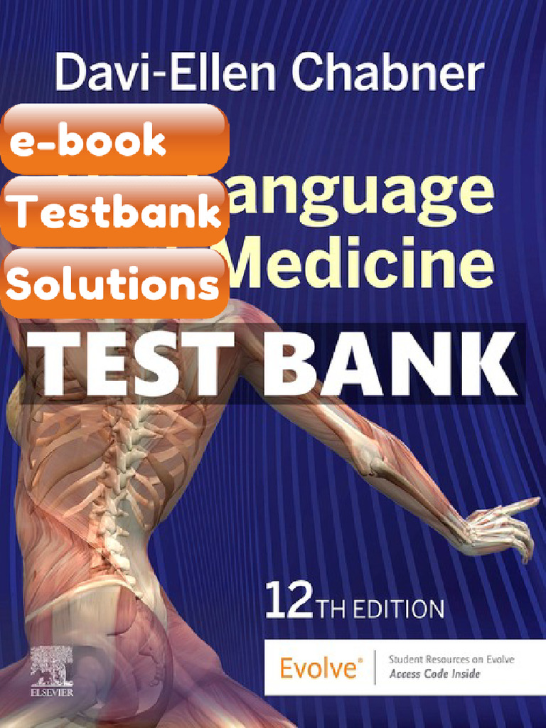Ebook & Testbank Language of Medicine 12th Edition Chabner | PDF