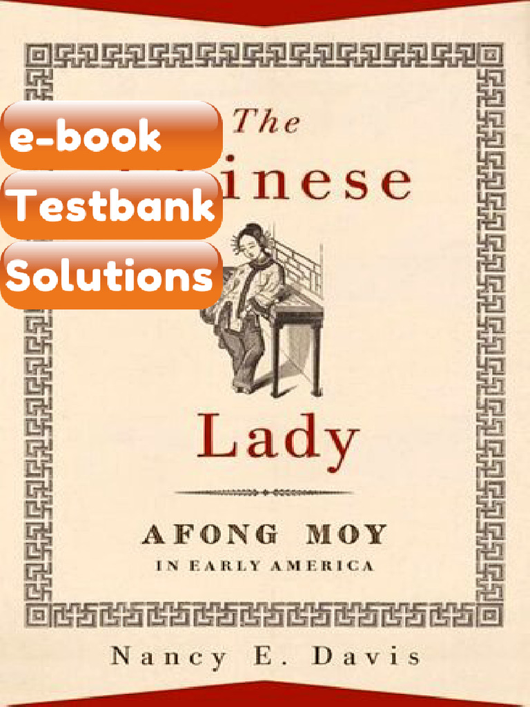 The Chinese Lady Afong Moy in Early America Nancy E Davis eBook ...