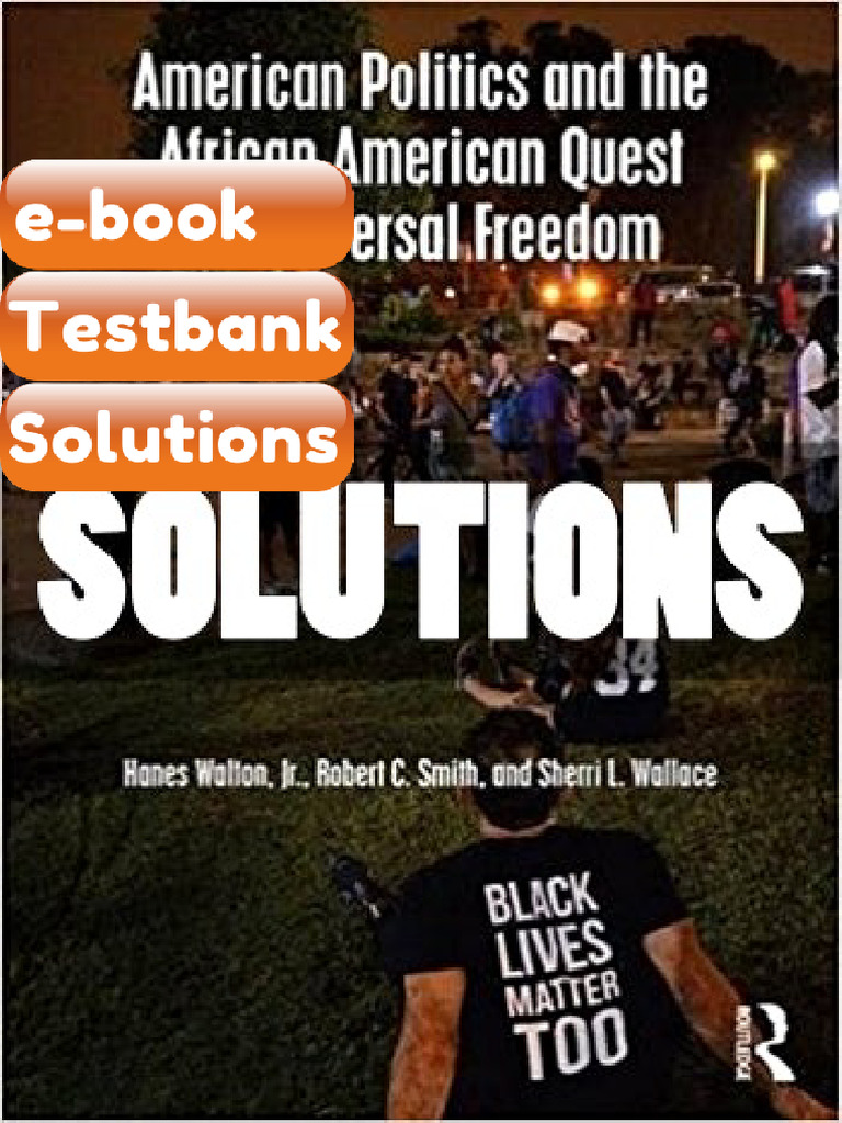 eBook & Testbank American Politics and the African American Quest for ...