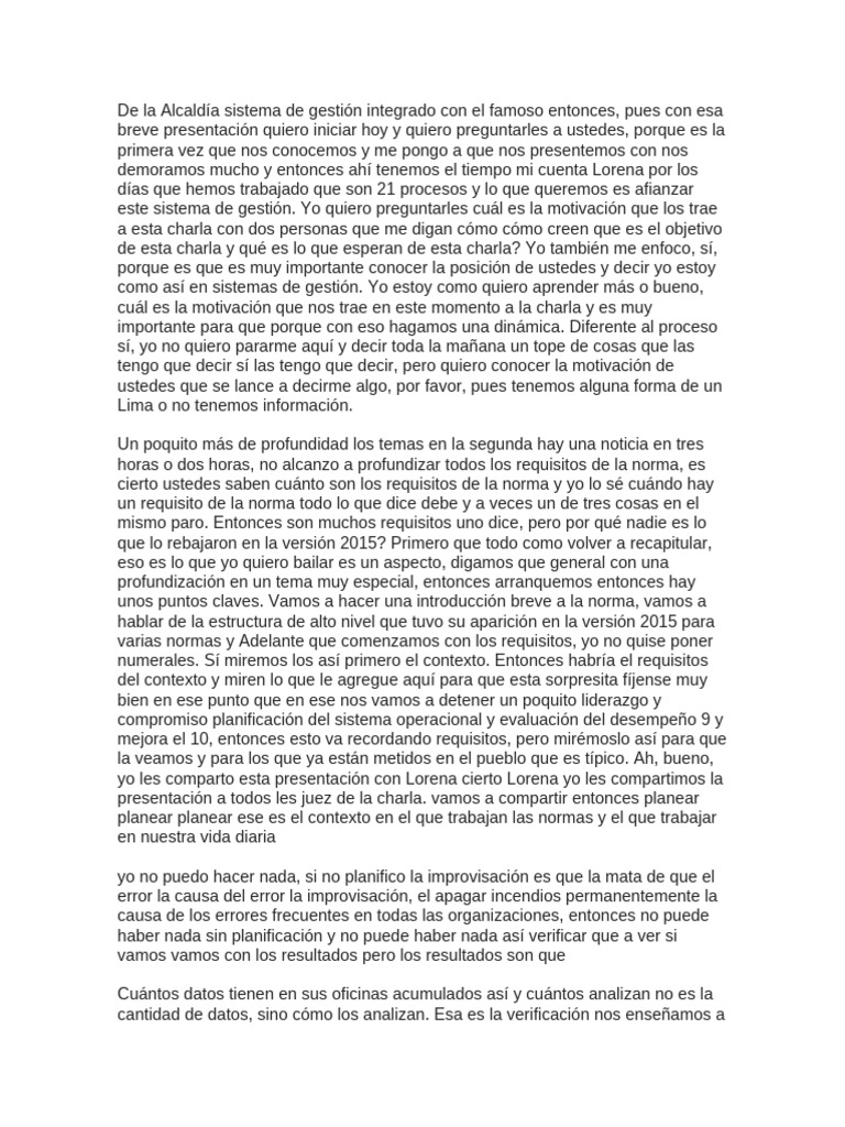 Capacitacion Iso 90001 2015 | PDF | Liderazgo | Análisis FODA