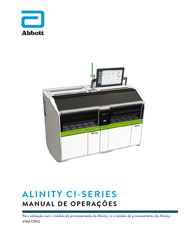MANUAL Alinity Ci Series | PDF | Engenharia da Computação | Ciência da ...
