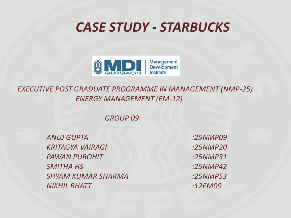 Starbucks - Case Study | PDF | Starbucks | Coffee