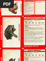 D&D 2024 Beast Stat Block Guide | PDF | D20 System