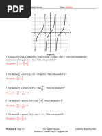 Sinusoidal Functions Data Modeling Worksheet | PDF | Function ...