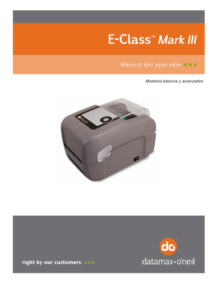 E-Class Mark III Printer Spanish Manual | PDF | Impresora (Computación) | USB