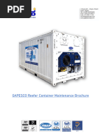 Reefer Container Maintenance Manual | PDF | Ice | Cargo