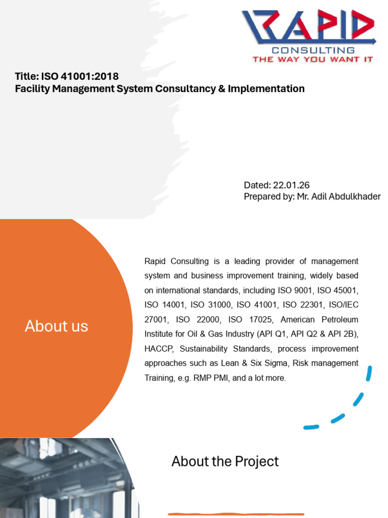 ISO 41001 - Project Outline | PDF | Audit | Internal Audit