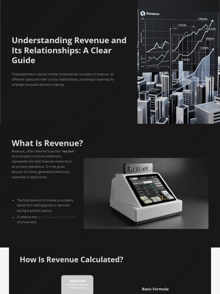 Understanding Revenue and Its Relationships: A Clear Guide | PDF ...