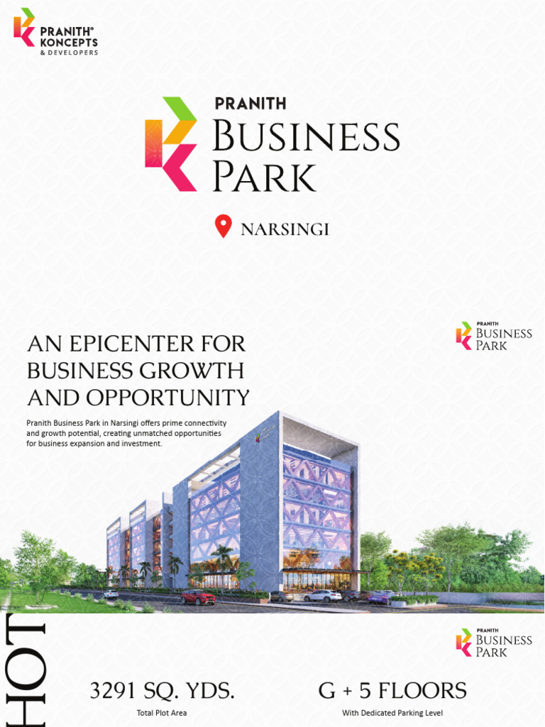 Pranith Business Park Presentation | PDF | Design