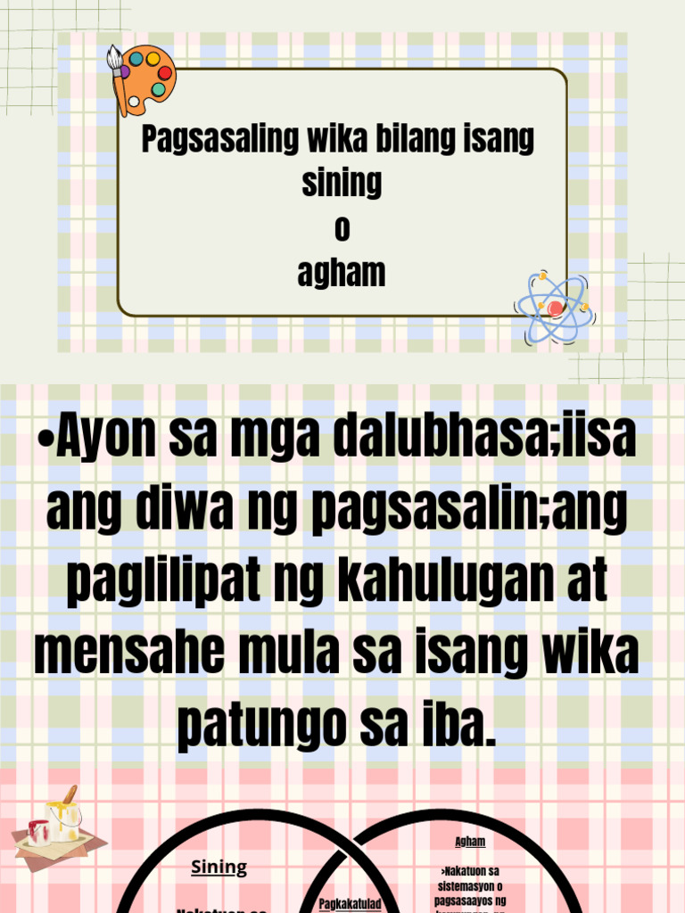 Pagsasaling Wika Bilang Agham o Sining | PDF