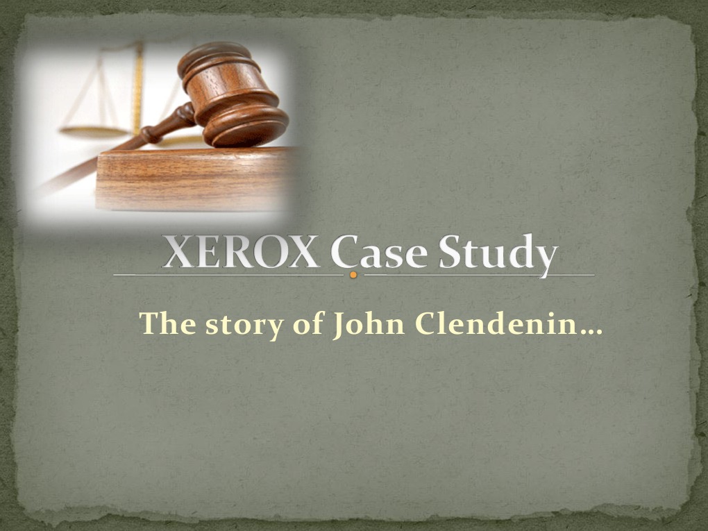 XEROX Case Study | PDF | Social Capital | Business