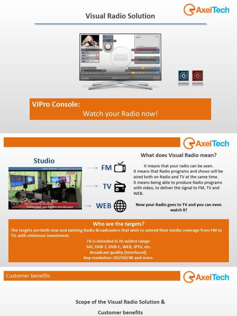 Visual Radio Presentation ENG | PDF | Television | Digital Technology