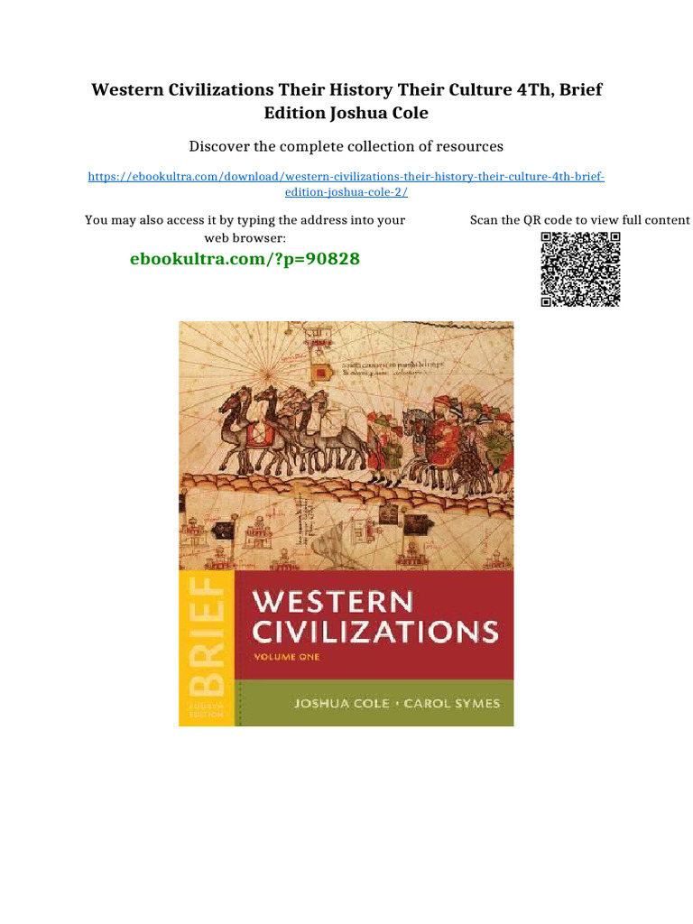 Western Civilizations Their History Their Culture 4th, Brief Edition ...