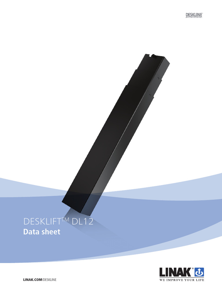 Lifting Column dl12 Data Sheet Eng | PDF | Equipment