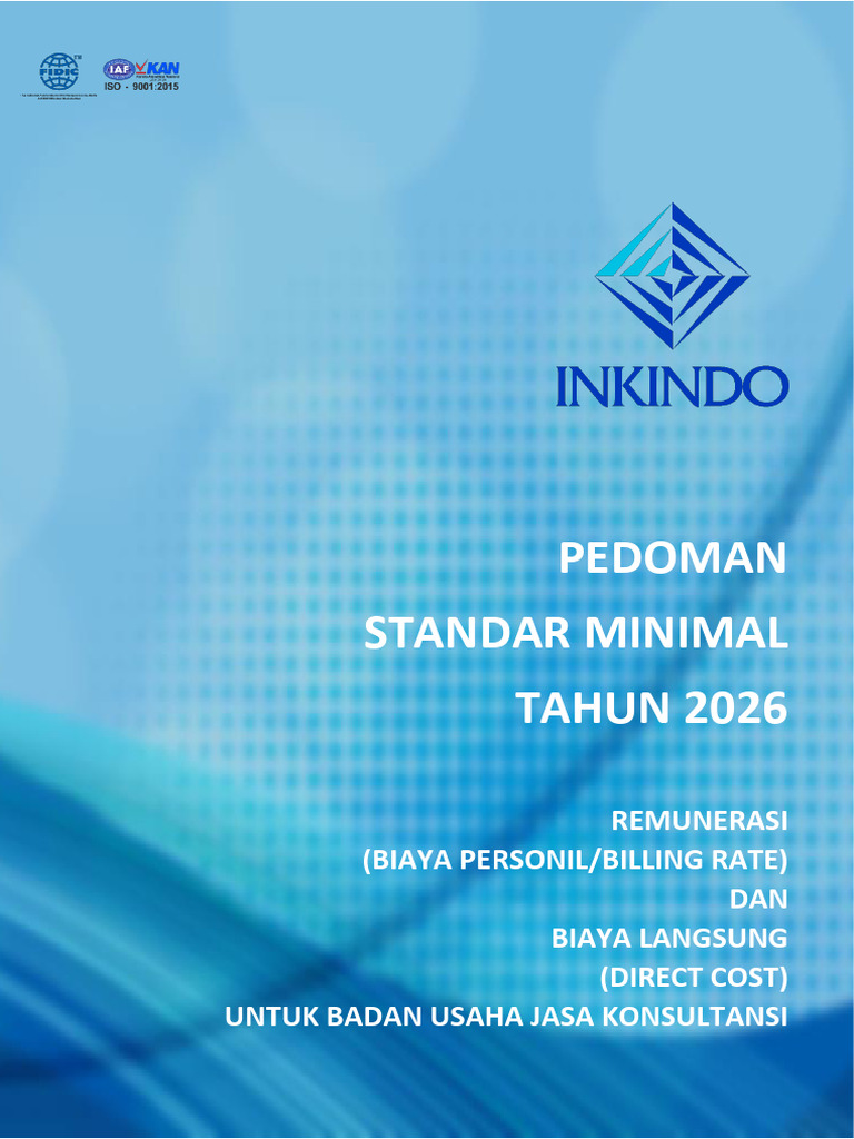 Buku Billing Rate INKINDO 2026 | PDF
