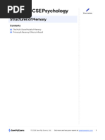 Murdock's Serial Position Curve Study Overview | PDF | Long Term Memory ...