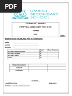 Technology Grade 8 PAT 1 Exemplar 2025 | PDF | Forklift | Machines