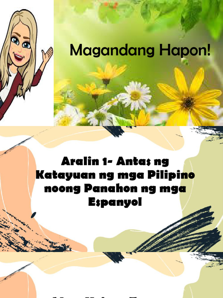 AP 5 - Antas Sa Lipunan NG Mga Sinaunang Pilipino Noong Panahon NG ...