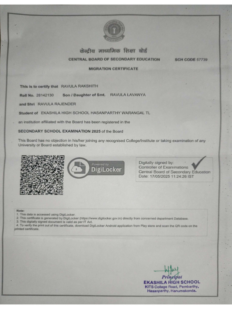Ravula Rakshith Migra | PDF