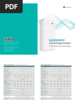 SigenStack BAT 12.0 Specifications | PDF | Energy Technology | Electric ...
