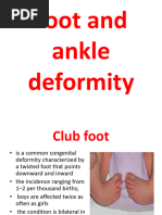 Pes Cavus and Pes Planus Overview | PDF | Foot | Musculoskeletal System