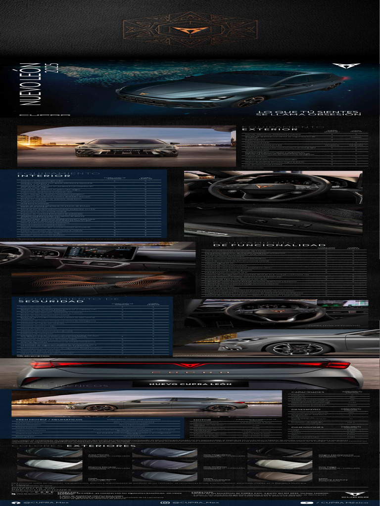 CUPRA Leon 2025 Cars Models Brochure KUG NA 06 2025 | PDF | Airbag ...