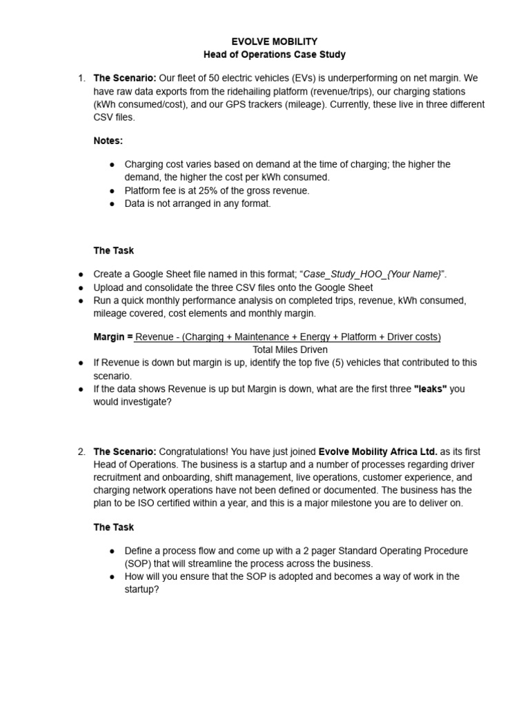 HOO Case Study - Evolve Mobility | PDF
