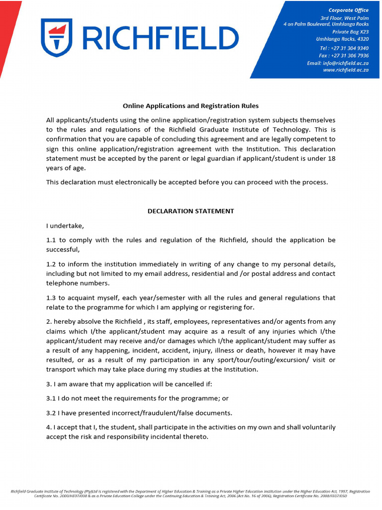 RGIT Online Applications Rules-2 | PDF | Justice | Crime & Violence