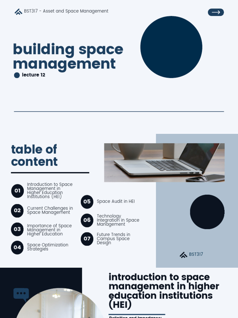 Lecture 12 - Building Space Management | PDF | Audit | Laboratories