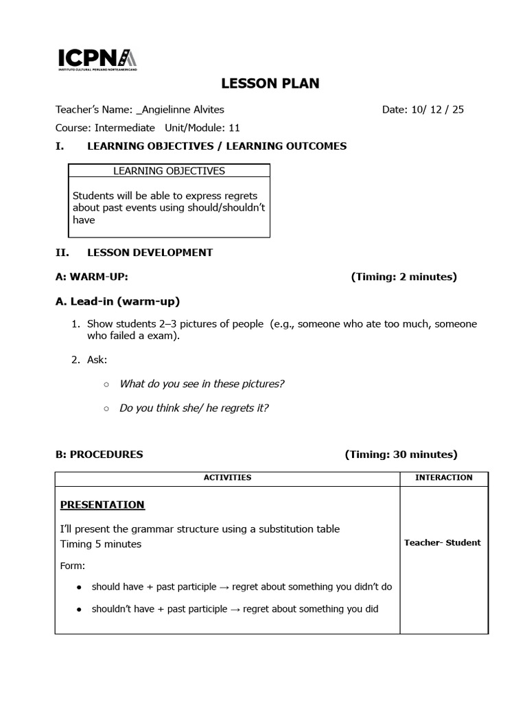 Lesson Plan Format 2013-Cea Model-1 (1) (1) (2) | PDF | Lesson Plan ...