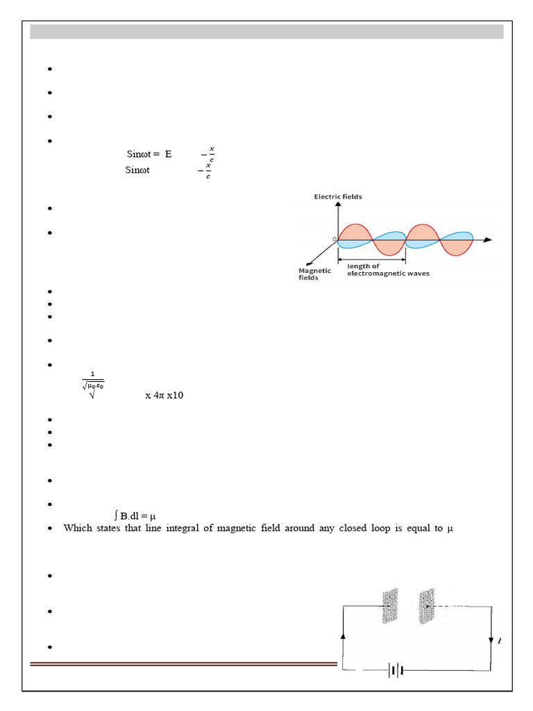 Electromagnetic Wave Marks | PDF | Electromagnetic Radiation | Waves