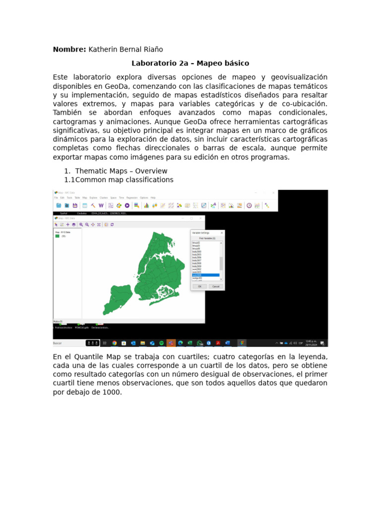 Laboratorio 2a - Mapeo Básico | PDF | Cartografía | Mapa
