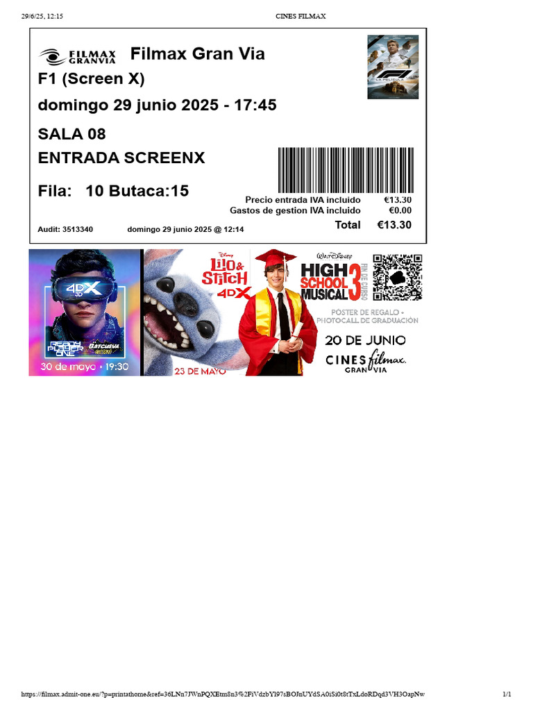 Cines Filmax | PDF