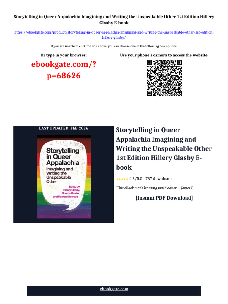 Storytelling in Queer Appalachia Imagining and Writing the Unspeakable ...