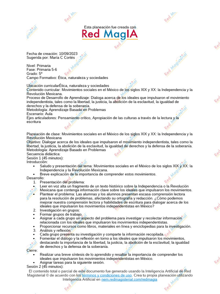 Red MagIA - Dialoga Acerca de Los Ideales Que Impulsaron El Movimiento ...