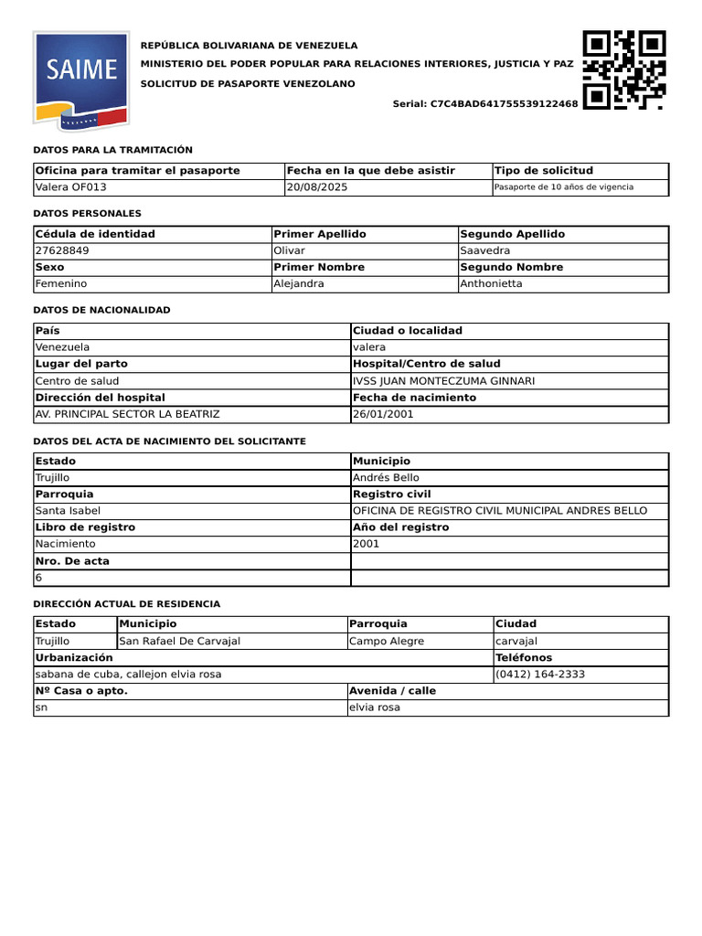 Plan Ill A de Solicit Ud de Pasaporte | PDF | Gobierno