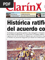 Tapa de Clarín del día que naciste | PDF