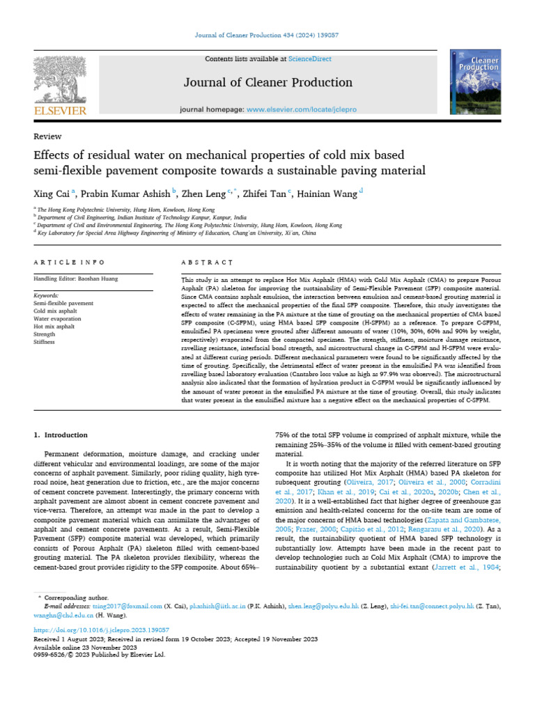 12-Effects of Residual Water On Mechanical Properties of Cold Mix Based ...
