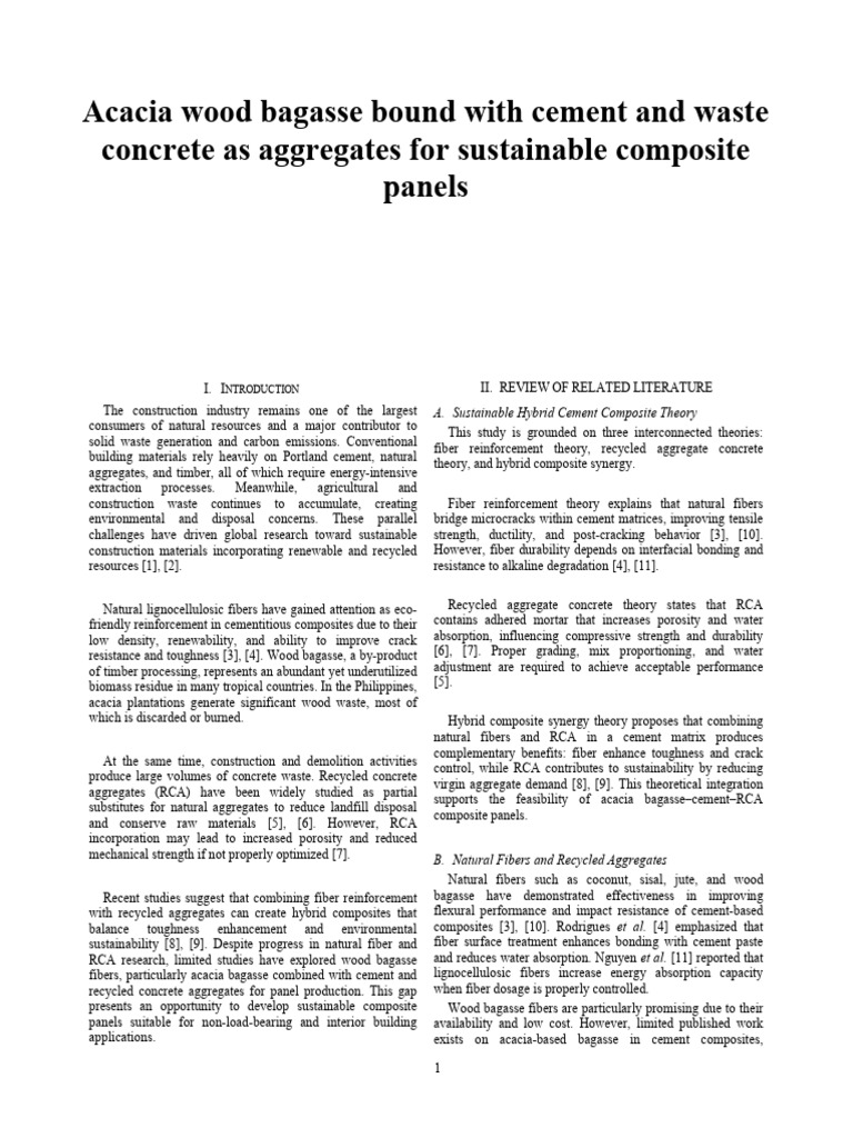 Ce Project Paper Review | PDF | Concrete | Cement