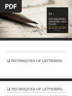 Engineering Drawing Lettering Guide | PDF | Drawing | Letter Case
