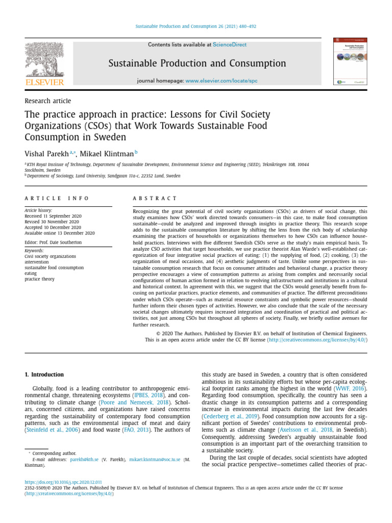 The Practice Approach in Practice Lesson | PDF | Sustainability ...